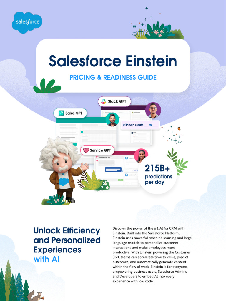 Einstein Features Cheat Sheet Pdf Sales Cloud Computing 3558