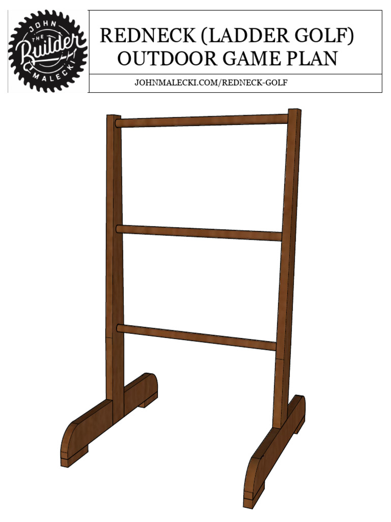 Redneck Golf Plan | PDF | Drill | Manufactured Goods