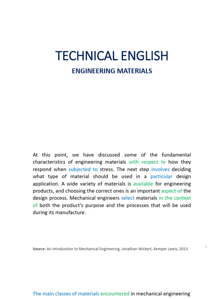 Engineering Materials Overview | PDF | Polymers | Composite Material