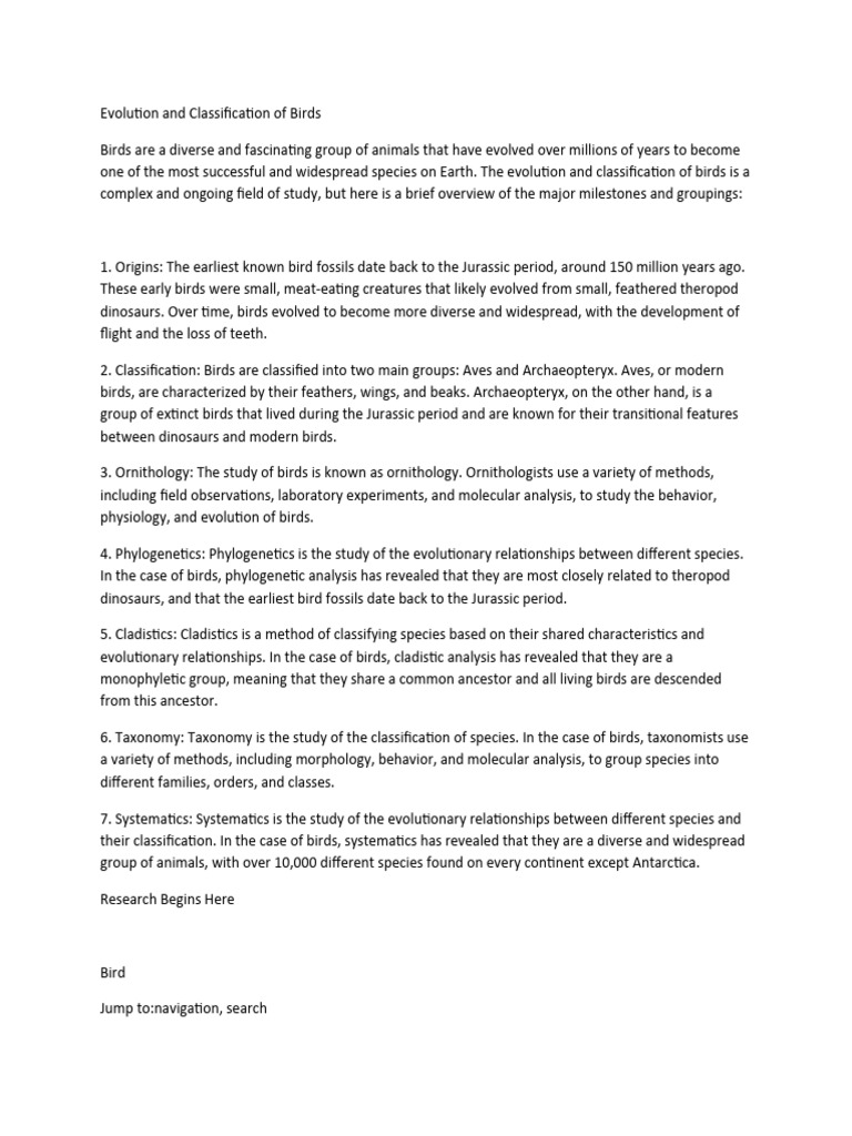 Evolution Birds | PDF | Birds | Lung