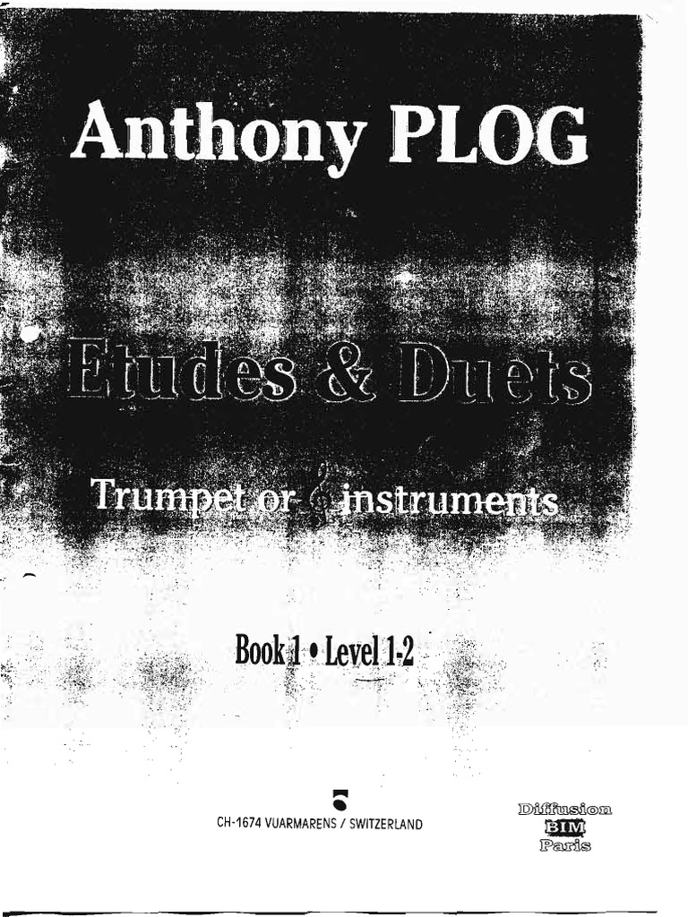 A. Plog-Etudes & Duets Trumpet, Book 1 | PDF
