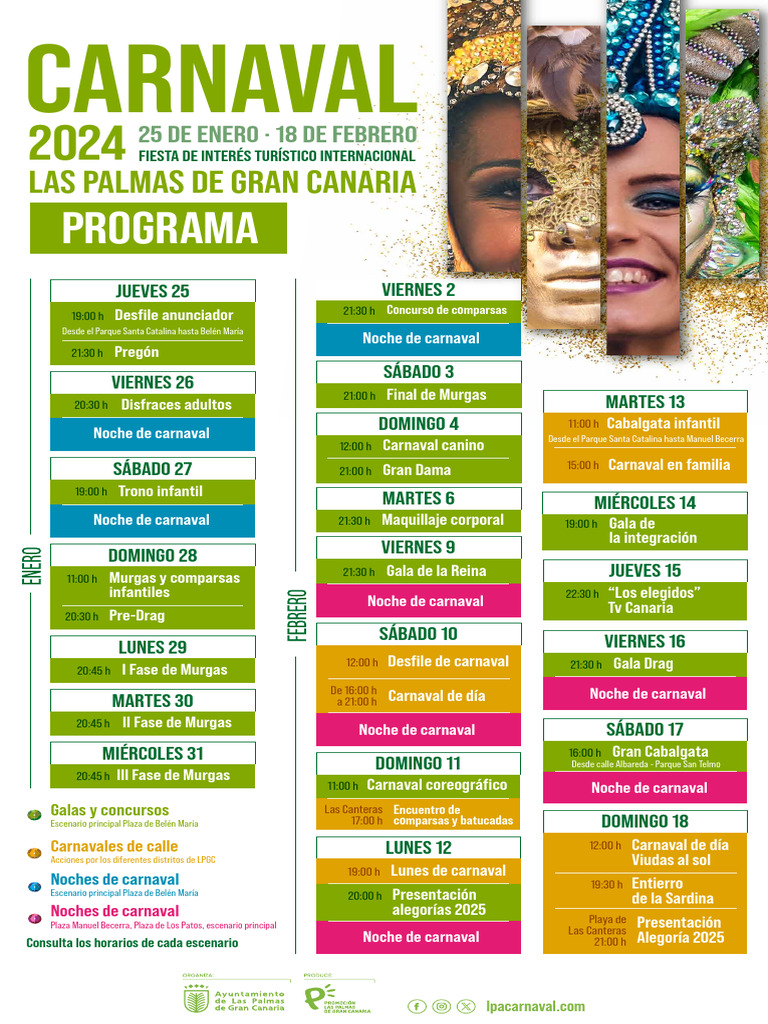 Programa 2024 Es | PDF | Carnaval | Prestado