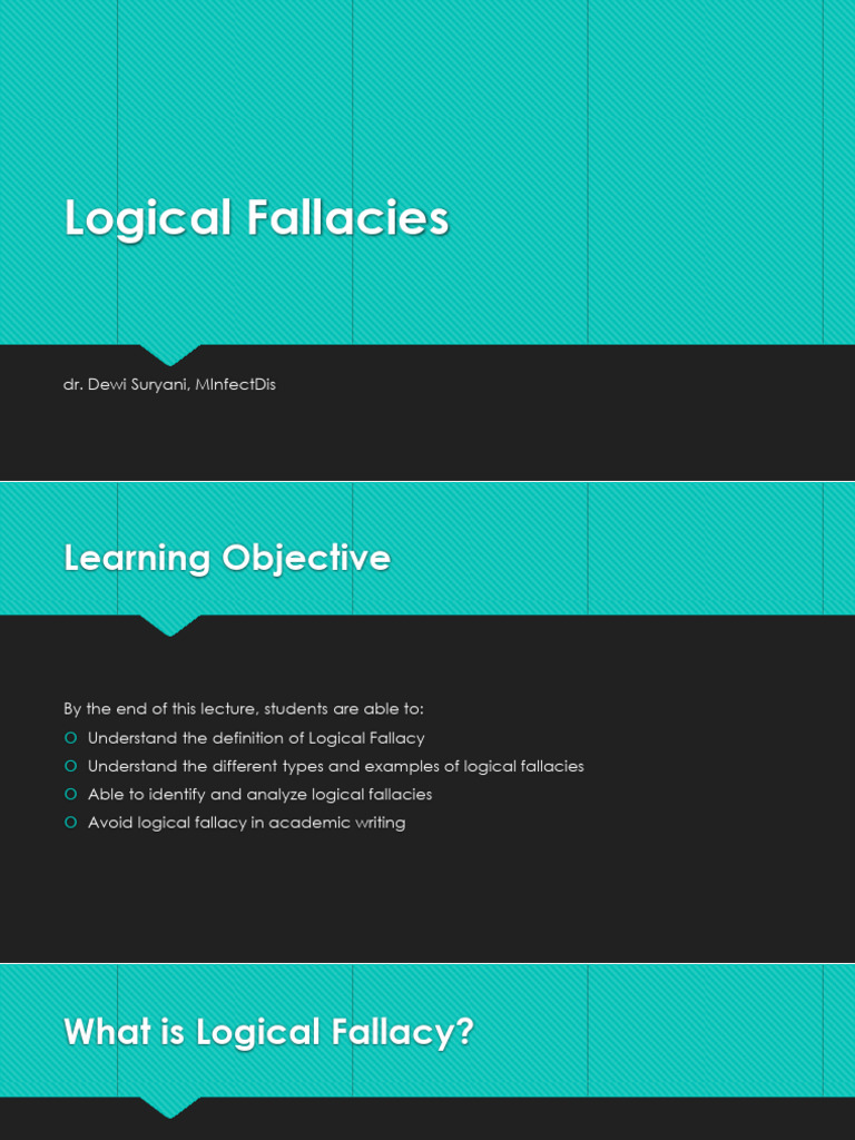 Logical Fallacies 2021 | PDF | Fallacy | Logical Consequence