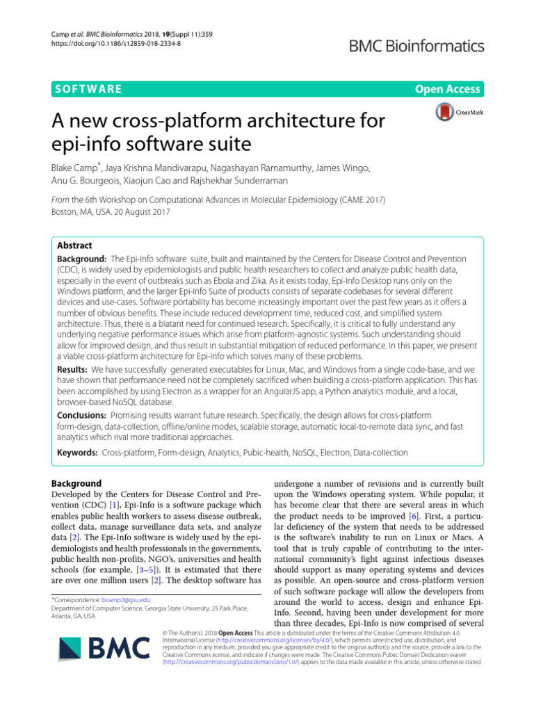 Epi Info | PDF | Cross Platform Software | Databases