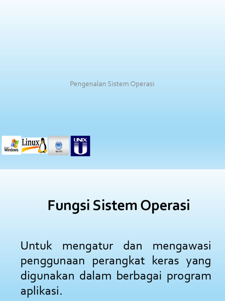 Sistem Operasi P4 - Sasaran Sistem Operasi | PDF | Komputer