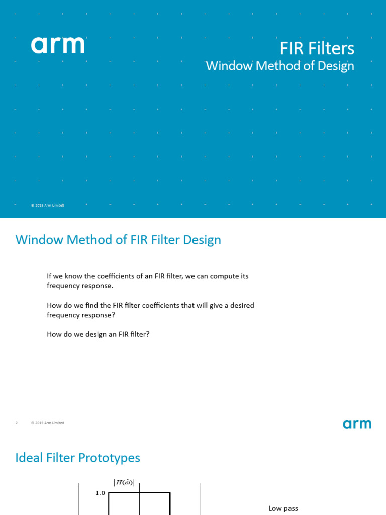 FIR Filter Design Using Window Method | PDF | Low Pass Filter | Filter ...