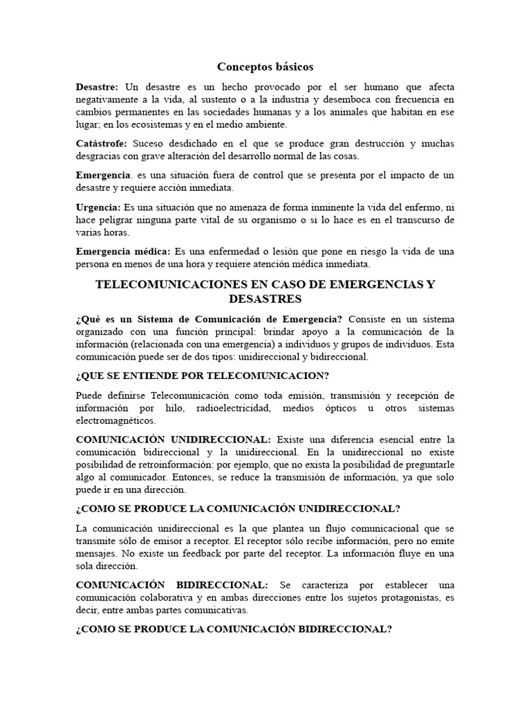 Conceptos Básicos Nuevo | PDF | Comunicación | Telecomunicaciones