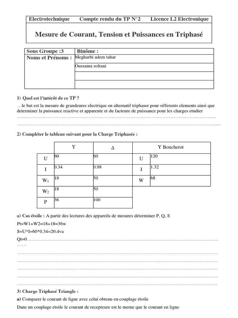 TP2 Compte - Rendu ELT 2021 1 | PDF