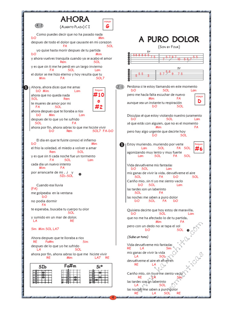 Ahora - A Puro Dolor | PDF