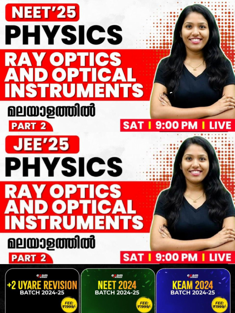 NEET JEE RAY OPTICS PART 2 | PDF