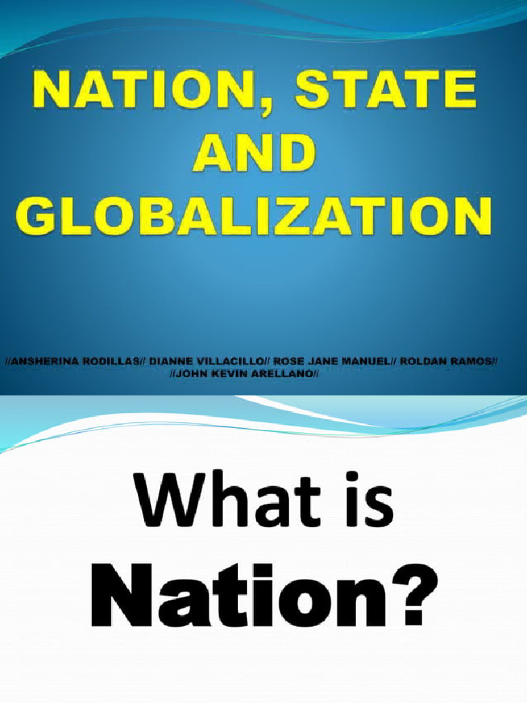 STATE Nation GLOBALIZATION | PDF
