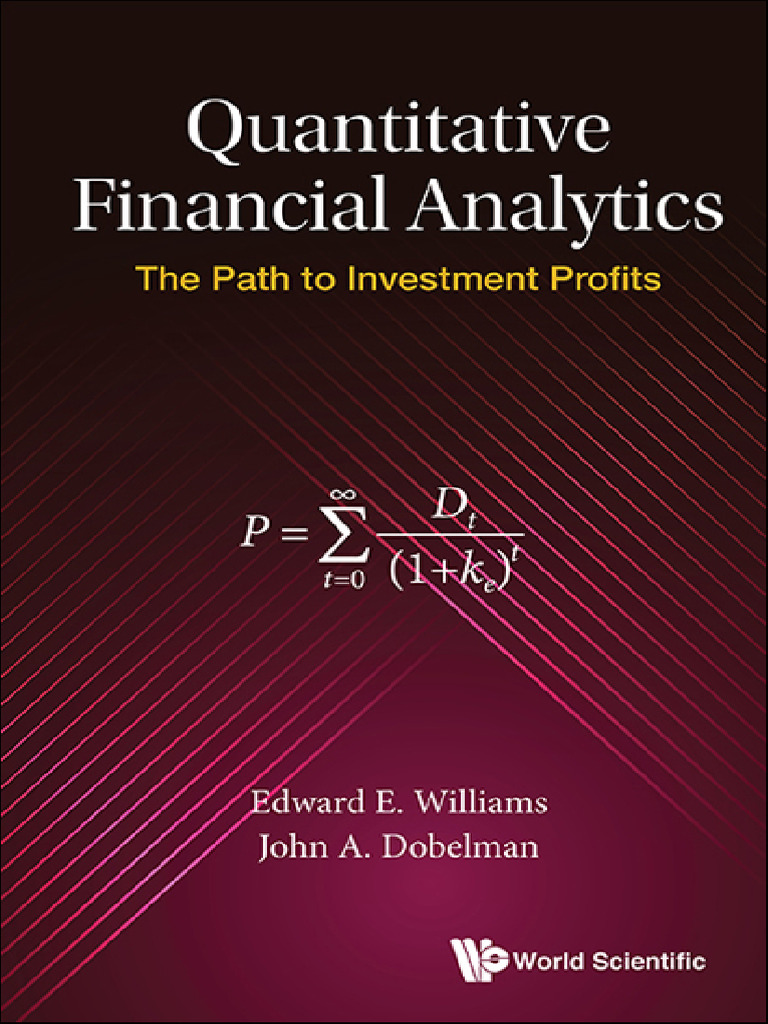 Quantitative Financial Analytics The Path To Investment Profits ...