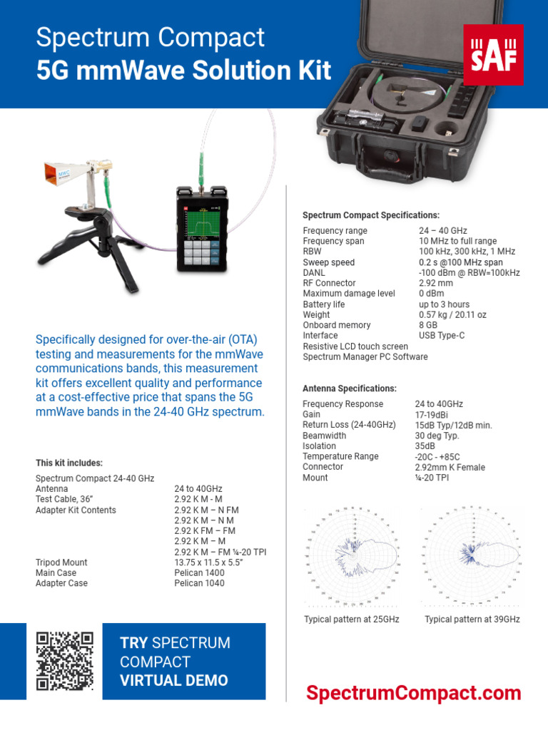 SC 5G Solution Kit Leaflet WEB | PDF | Radio Spectrum | Extremely High ...