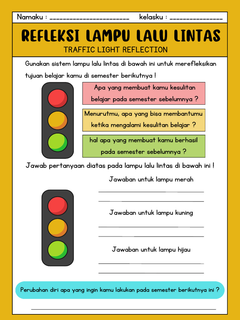 Refleksi Lampu Lalu Lintas | PDF