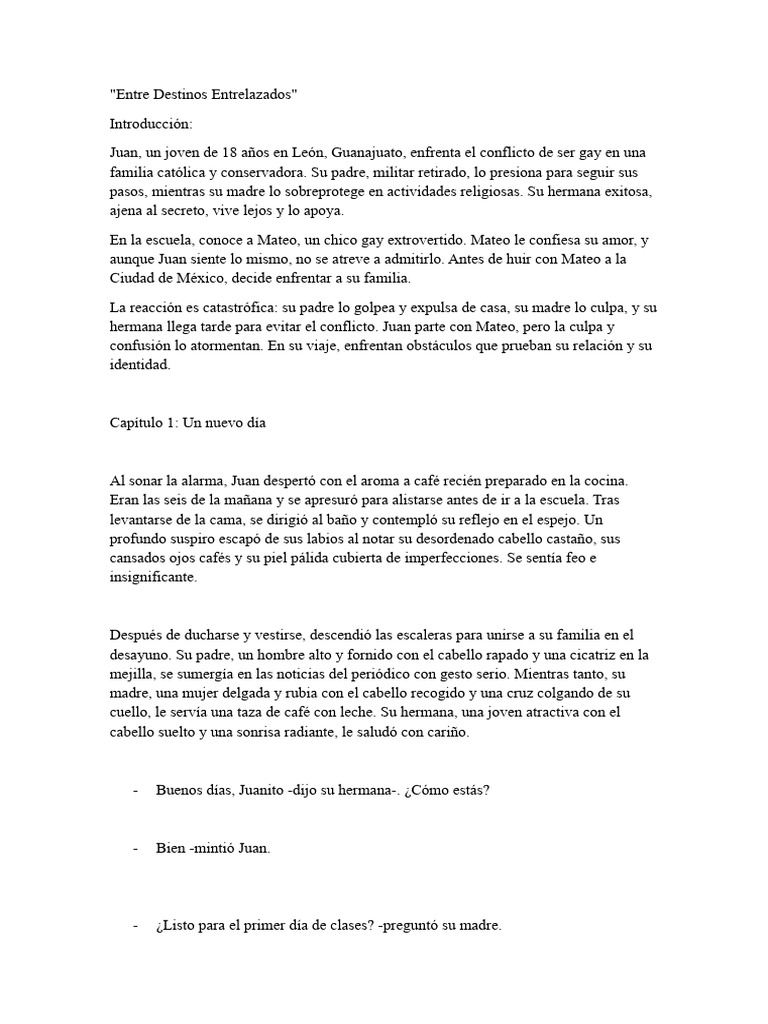 Entre Destinos Entrelazados | PDF | Amor