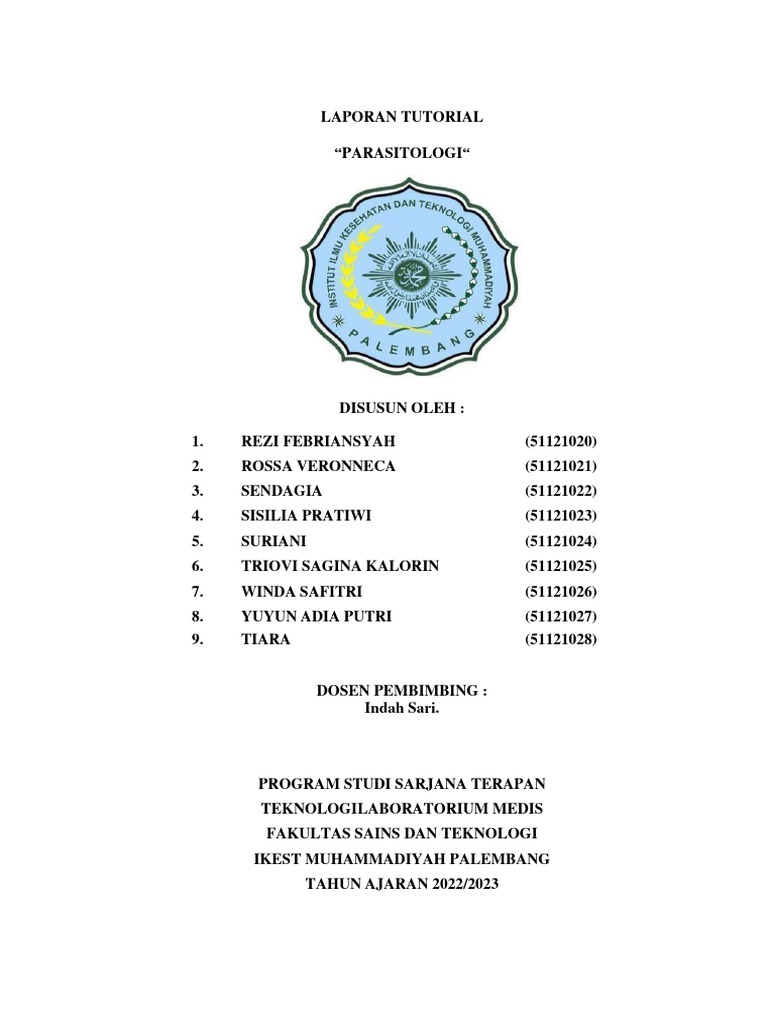 Laporan Tutorial | PDF