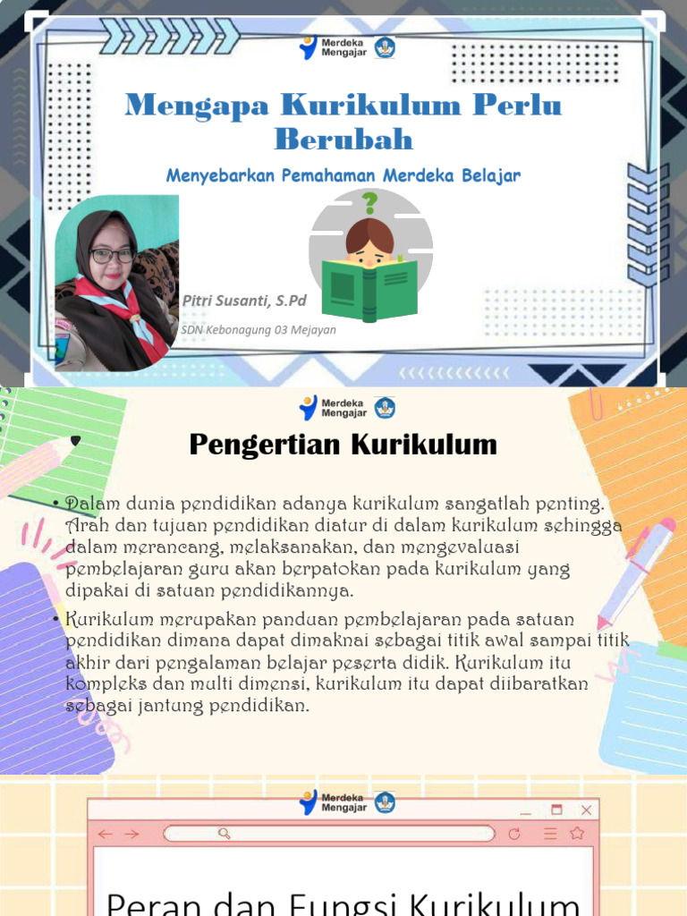 Mengapa Kurikulum Perlu Berubah | PDF