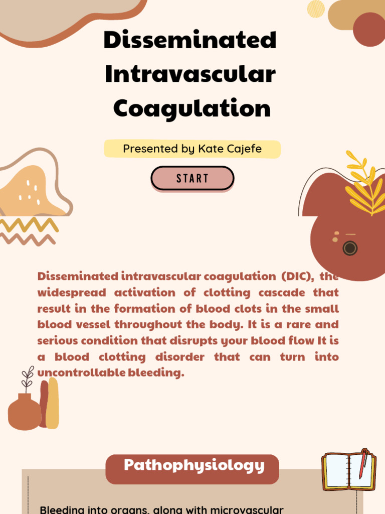 Disseminated Intravascular Coagulation | PDF | Coagulation | Bleeding