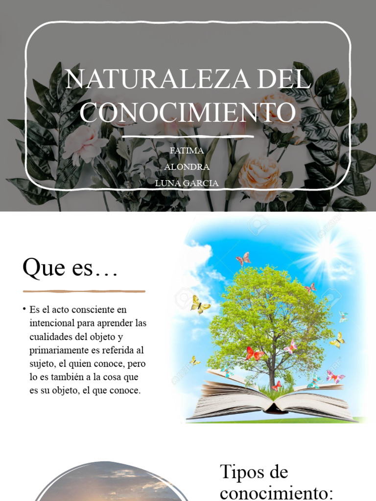 NATURALEZA DEL CONOCIMIENTO | PDF | Conocimiento | Teoría