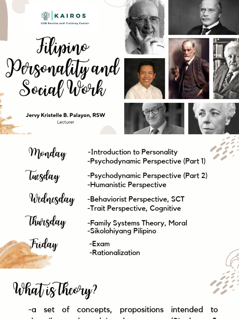 Filipino Personality and Social Work | PDF | Id | Psychoanalysis