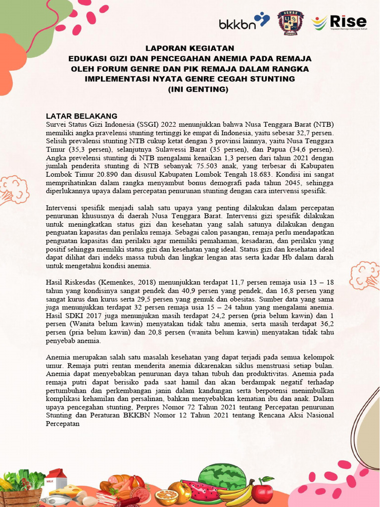 LAPORAN INI GENTING Dompu | PDF