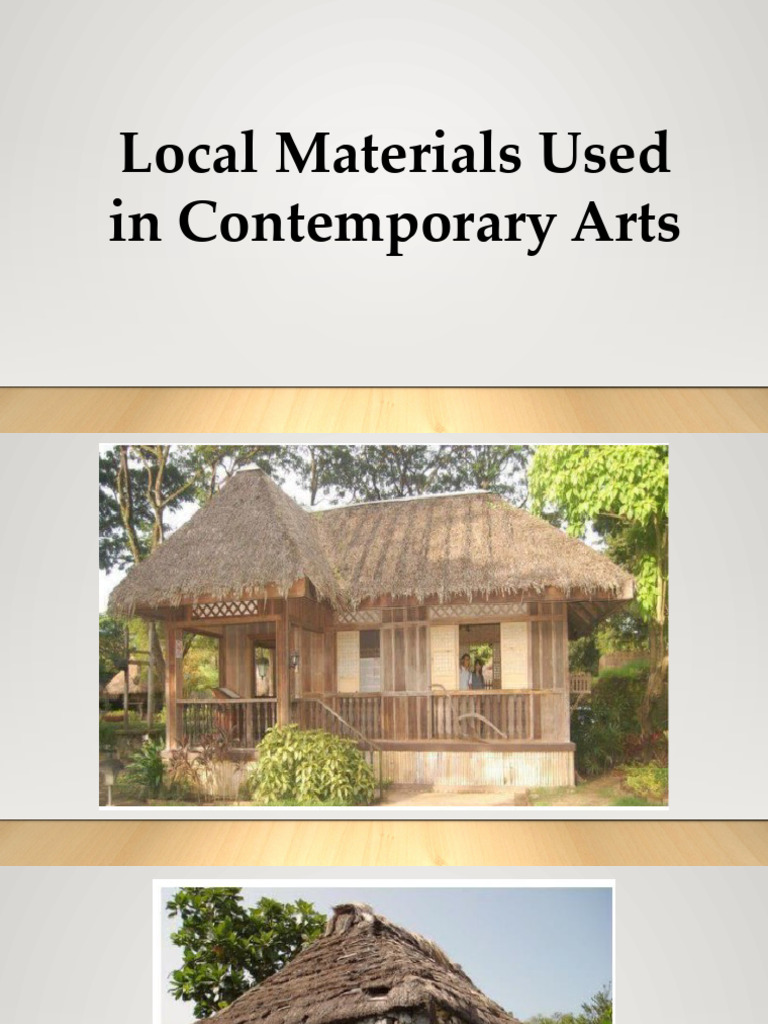 Local Materials in Philippine Arts | PDF | Printmaking | Weaving