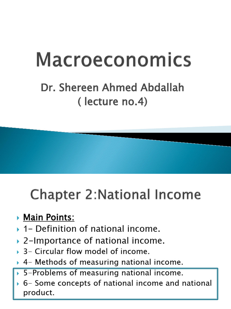 Macro Chapter 2 Part 3 | PDF | Real Versus Nominal Value (Economics) | Gross Domestic Product