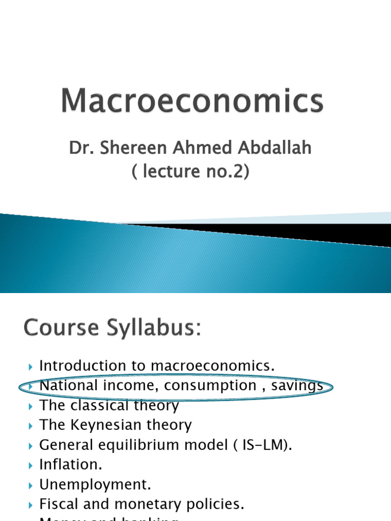 MACRO Chapter 2 (Part 1) | PDF | Economics | Macroeconomics MACRO Chapter 2 (Part 1) | PDF | Economics | Macroeconomics
