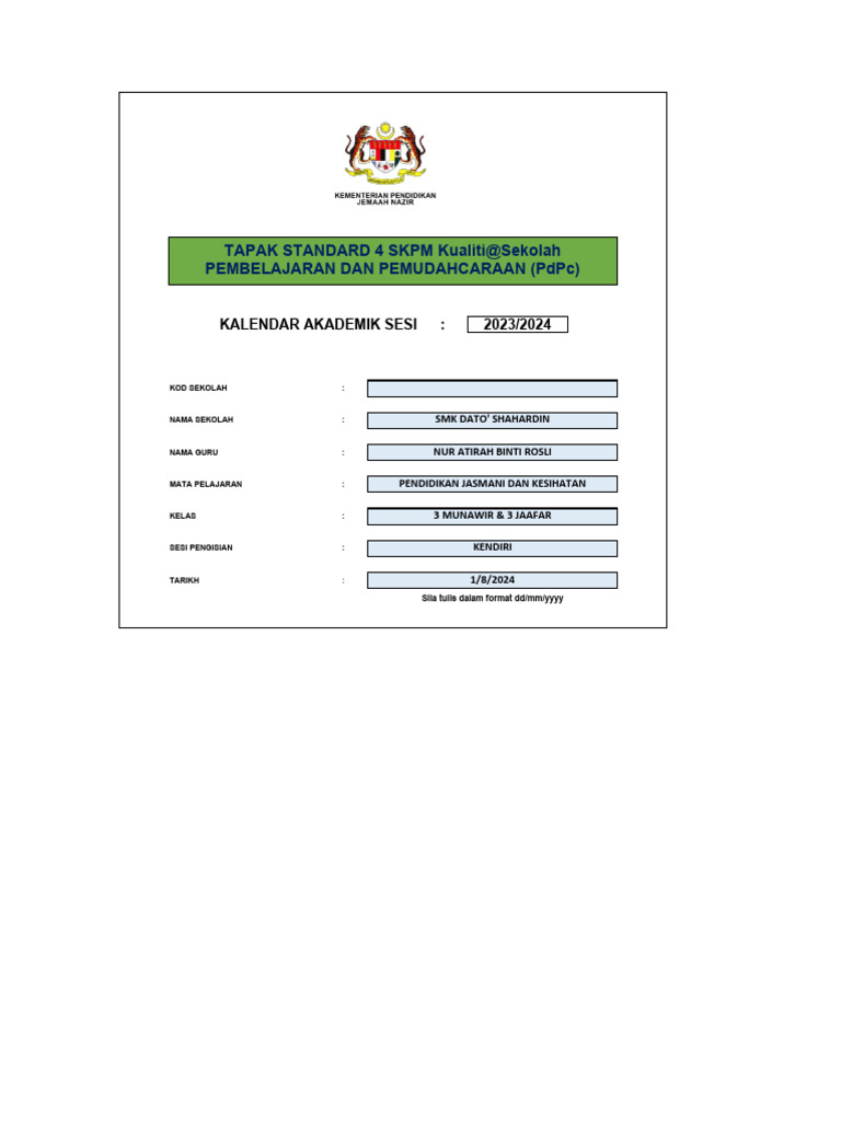 06 - Tapak Standard 4 Pencerapan PDPC | PDF