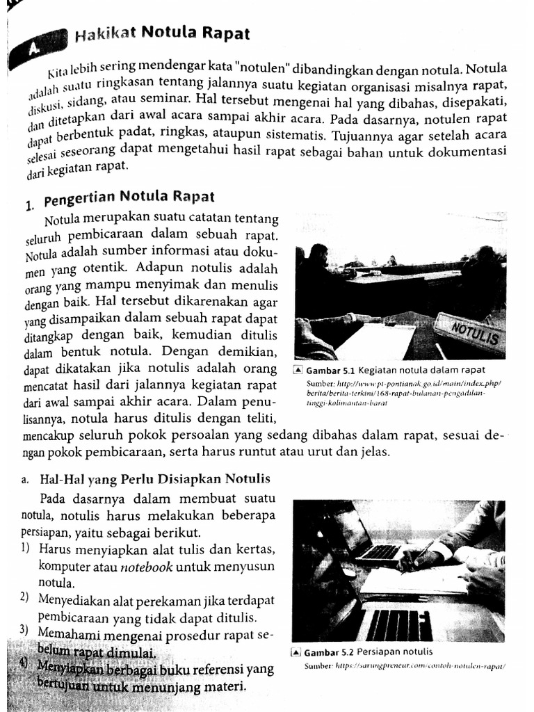 Notula Rapat Pdf