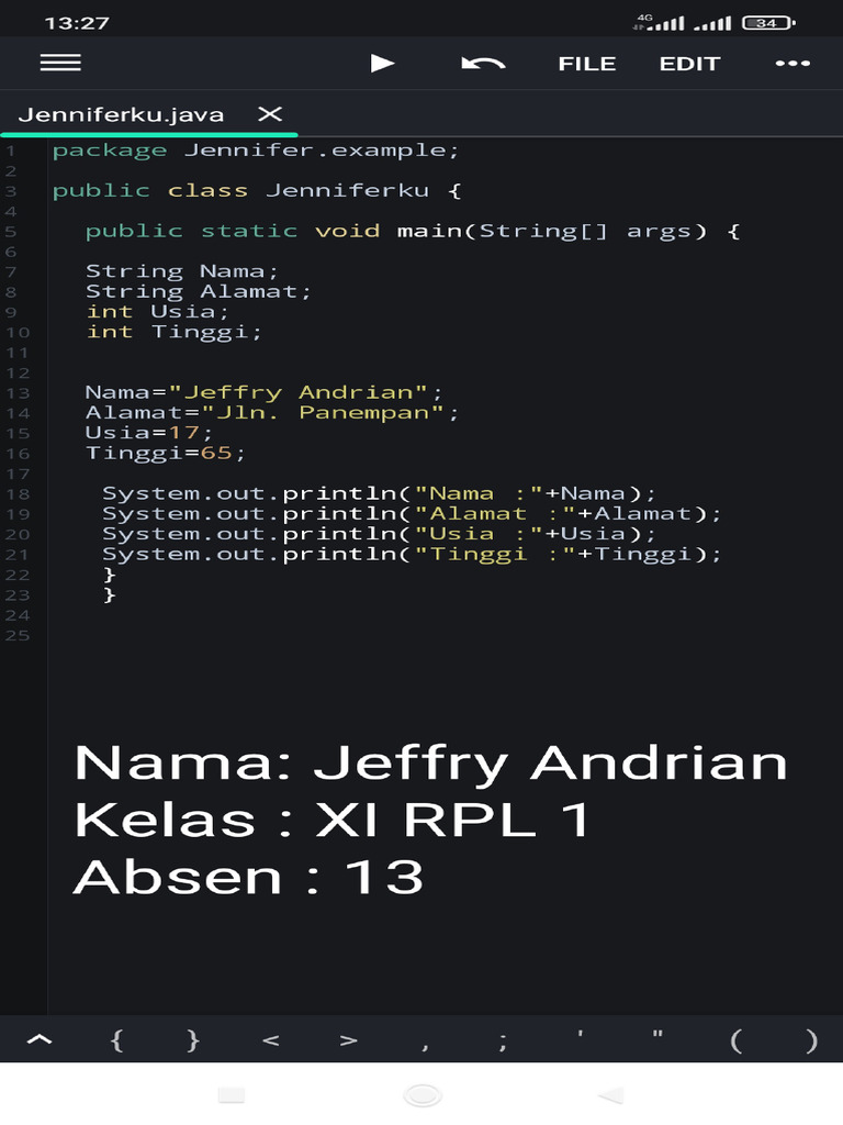 Tugas Programming Sekolah | PDF