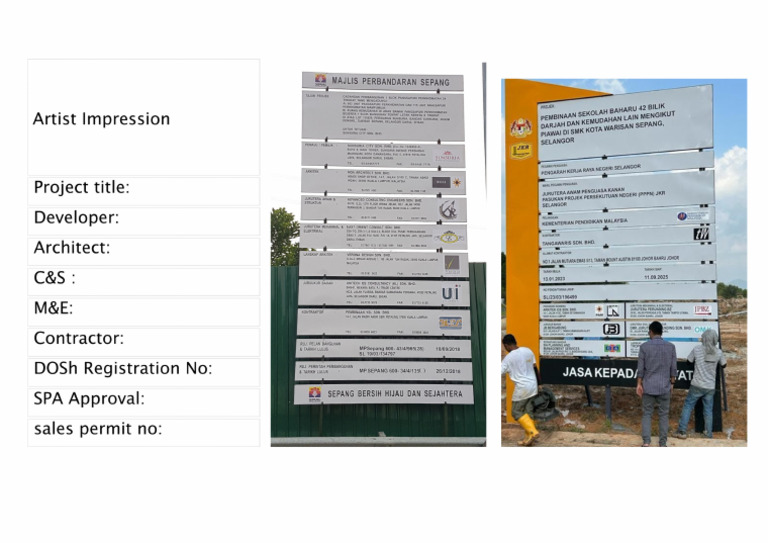 Construction Signboard | PDF