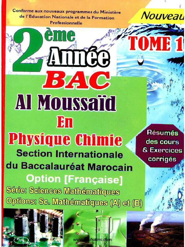 Al Moussaid en Physique Chimie 2bac | PDF