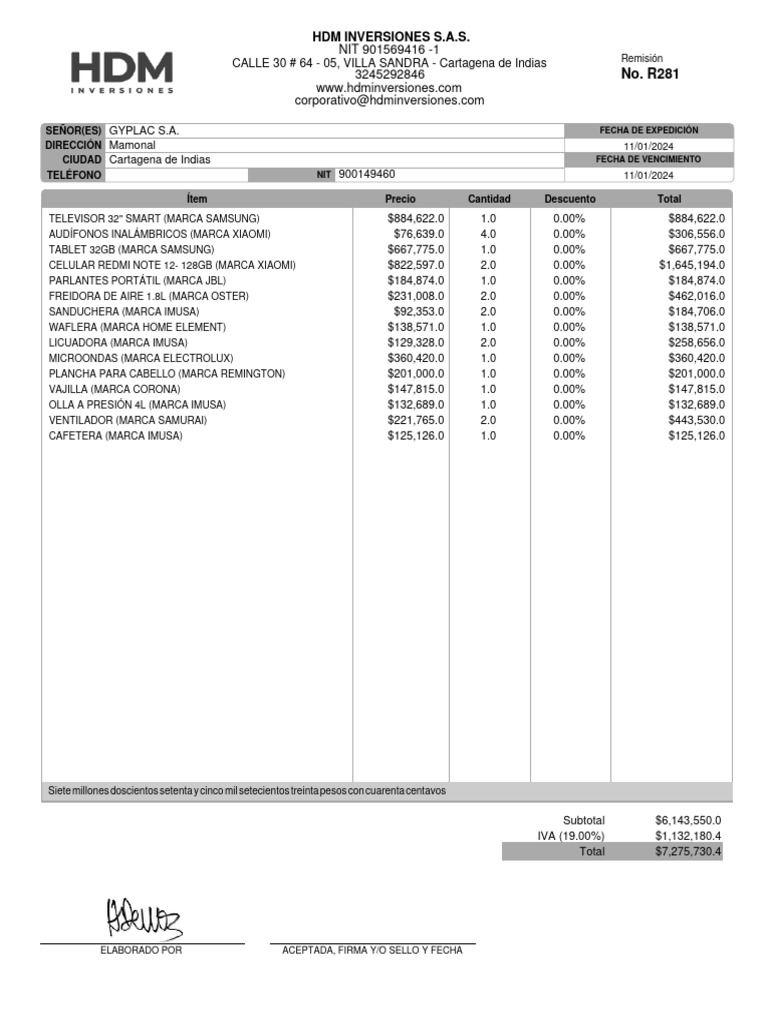 Ejemplo de Remision | PDF
