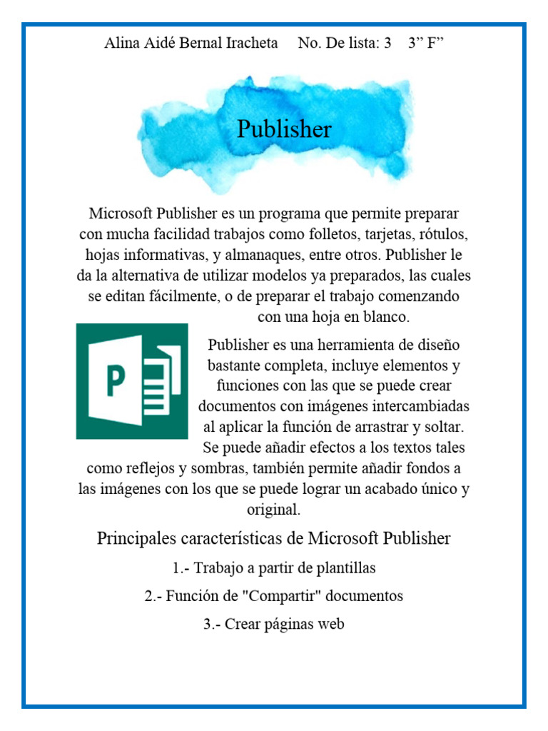 Resumen de Publisher | PDF