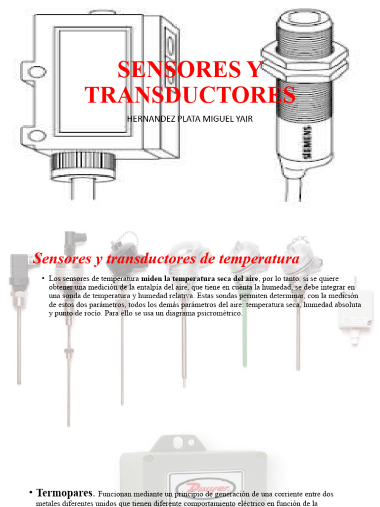 Sensores y Transductores | PDF