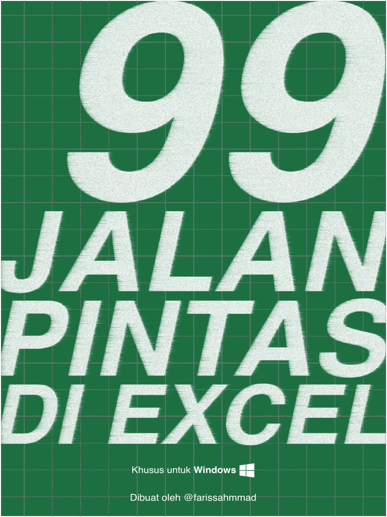 99 Jalan Pintas Di Excel by @farissahmmad | PDF