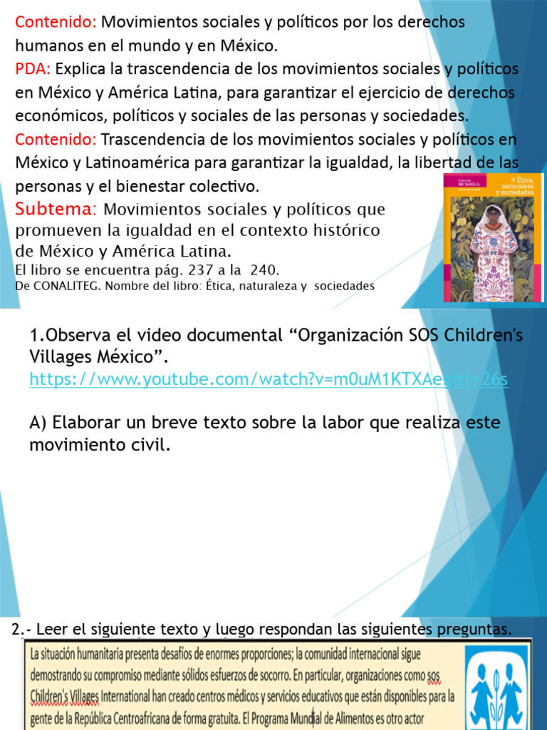 Movimientos Sociales y Políticos Por Los Derechos Humanos en El Mundo y en México | PDF