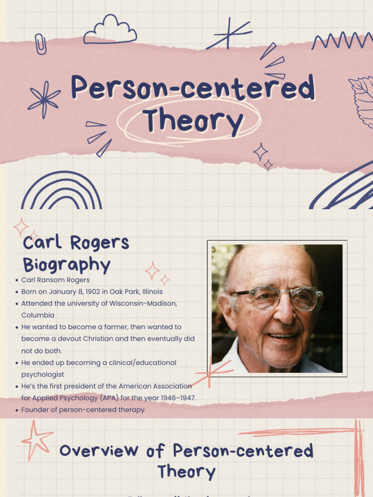 Rogers Person-Centered Theory | PDF | Self Concept | Psychotherapy