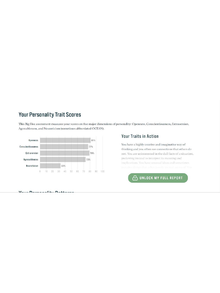 Personality Test | PDF