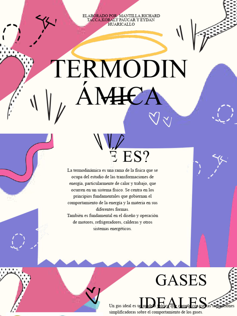La Termodinámica | PDF | Gases | Temperatura
