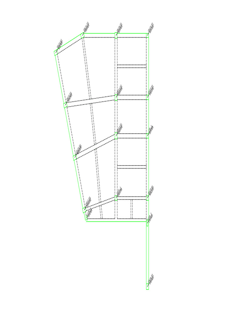 Grid Untuk Kolom Dari Lt.2 Ke Rooftop Level.2 | PDF