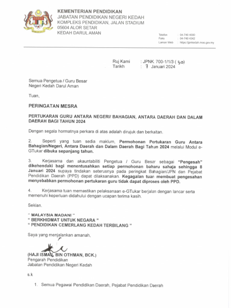 Peringatan Mesra Sesi Mac 2024 | PDF