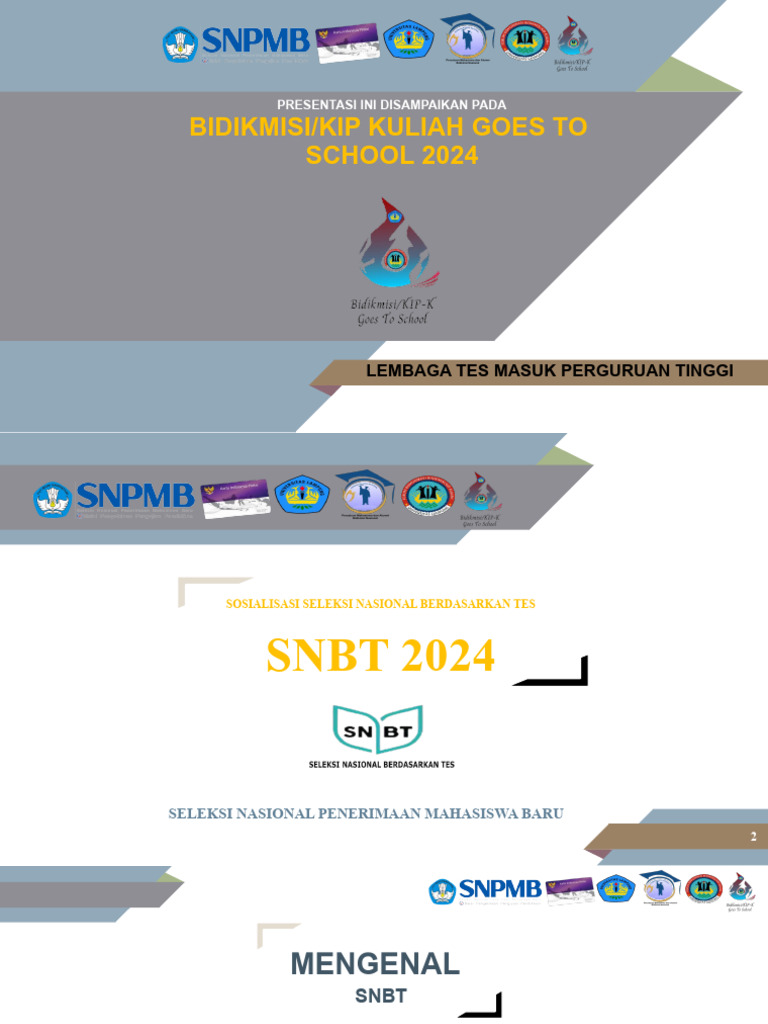 Panduan SNBT 2024 untuk Mahasiswa Baru | PDF | Pengelolaan Keuangan & Uang