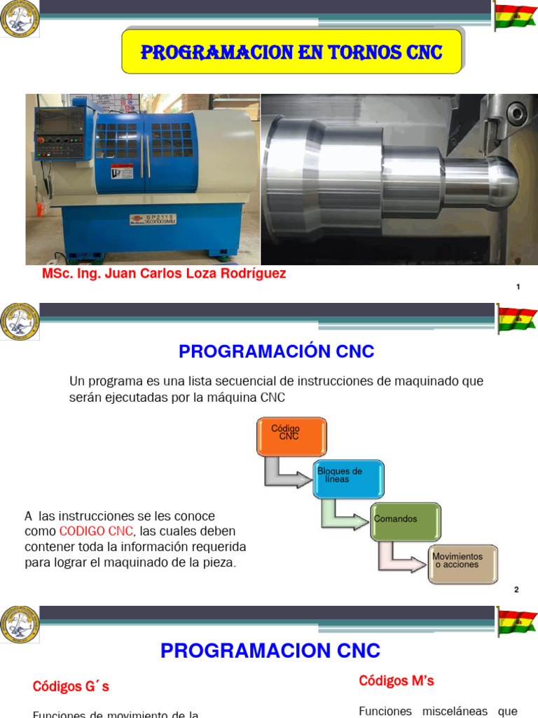 Programación de Torno CNC: Guía Práctica | PDF | Control numerico ...