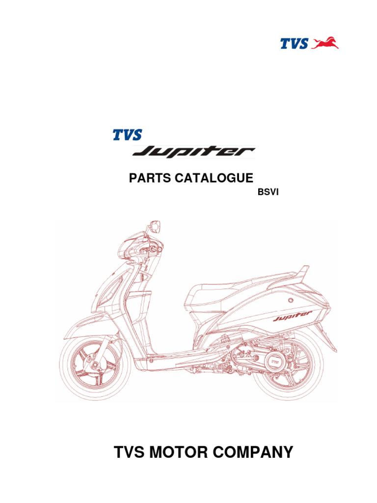 TVS Jupiter Parts Catalogue PDF | PDF | Piston | Valve