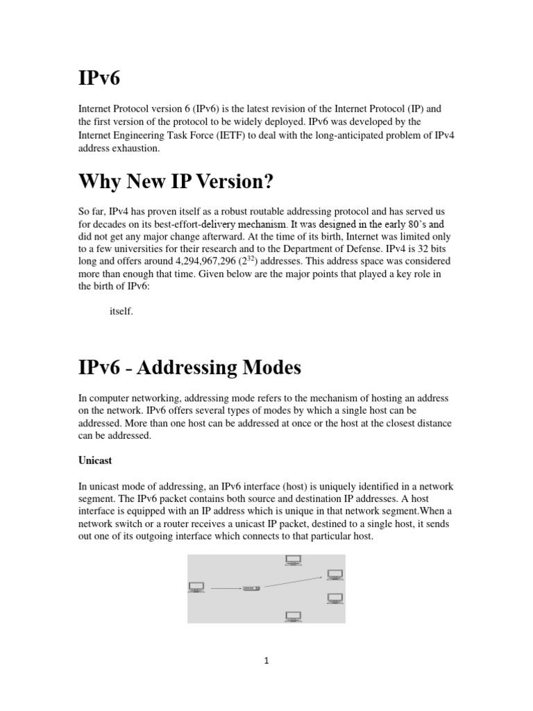 IPv 6 | Download Free PDF | I Pv6 | Ip Address