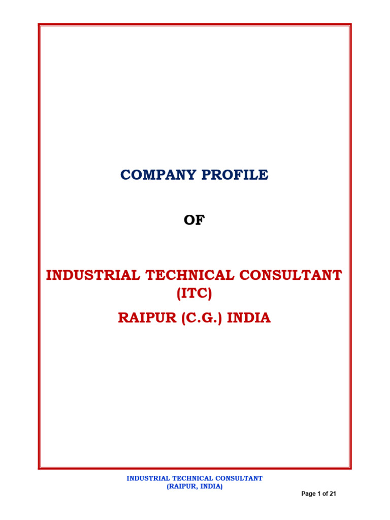 ITC Company Profile | PDF