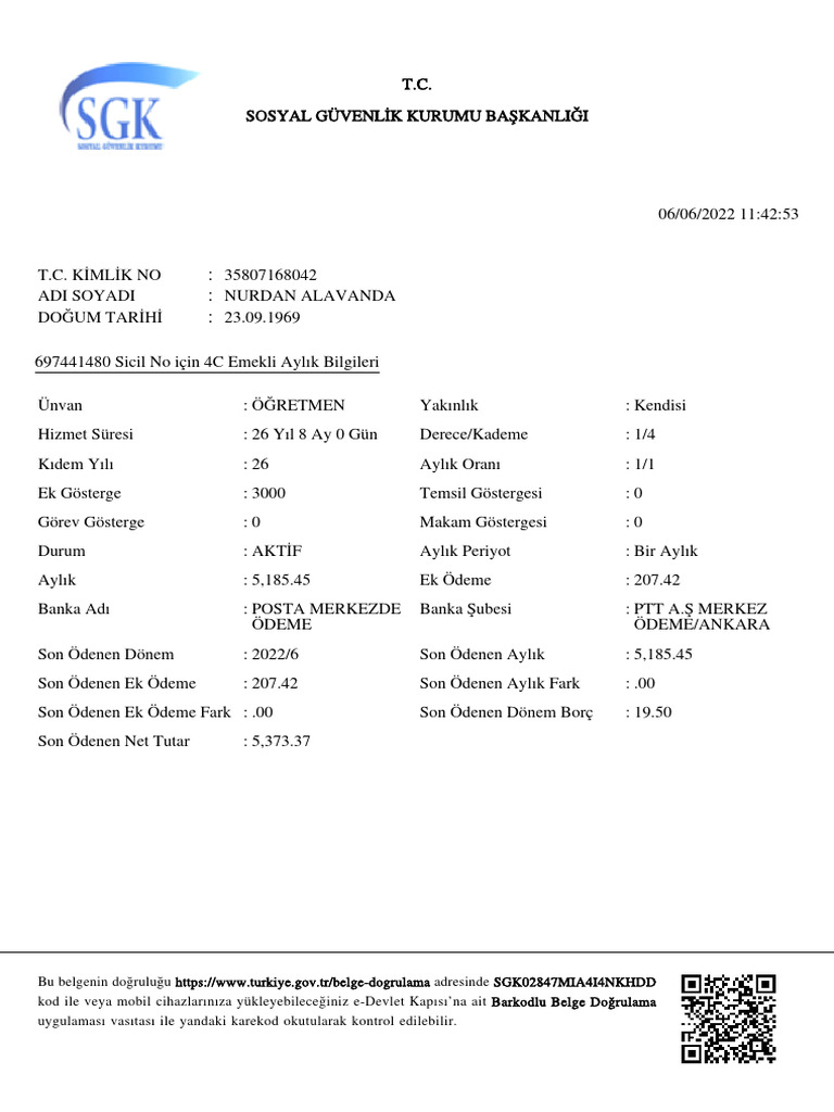 Barkodlu Belge | PDF