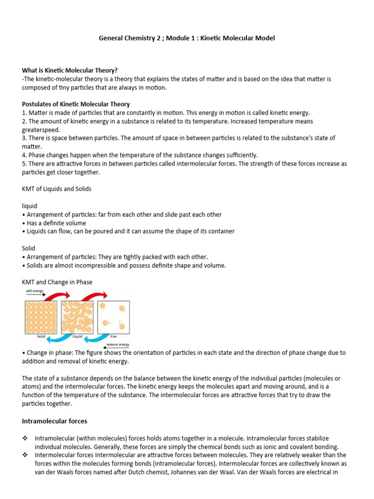 General Chemistry 2 | PDF | Intermolecular Force | Chemical Polarity